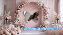 Laser Cut Butterfly Irregular Acrylic Mirror