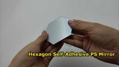 Hexagon Self-Adhesive PS Mirror