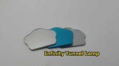 Cloud Shaped Acrylic Two Way Mirror  Infinity Lamp