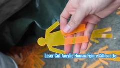 Laser Cut Acrylic Human Figure Silhouette Cutouts