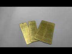 Laser Cut Acrylic Mirror Tag