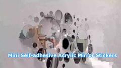 Mini Cute Customized Self Adhesive Acrylic Mirror Stickers