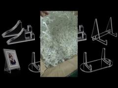 Laser Cut Clear Acrylic Slant Display Stand