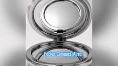 Round Folding Double Sided Makeup Mirror