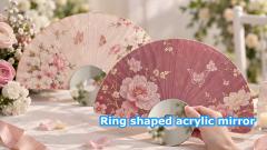 Ring shaped acrylic mirror