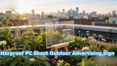 Shatterproof PC Sheet Outdoor Advertising Sign Board