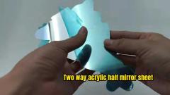 Two way acrylic half mirror sheet