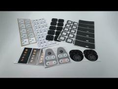 UV silk screen printed PC keypad