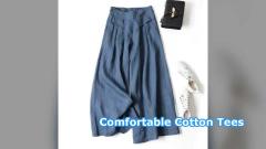 Women's Cotton Tees Comfort Style Versatility