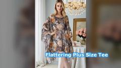 Plus Size V-Neck T-Shirt Flattering Fit