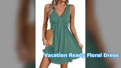 2026 Floral Summer Dress Vacation Style