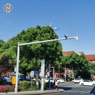 China Polygonal Telescopic CCTV Camera Pole  11m Security Camera Mast for sale
