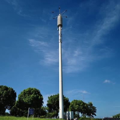 China Customizable Height and Wind Design for Telecommunication Post with Steel Pole Structure Analysis Report for sale