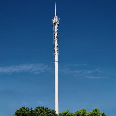 China 40m Steel Antennas Monopoles With Normalized High Strength for sale