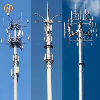 China Telecommunication Post Steel Pole for Southeast Asia Hot Dip Galvanized and Engineered to Meet TIA EIA 222 G H Structural Standards for sale