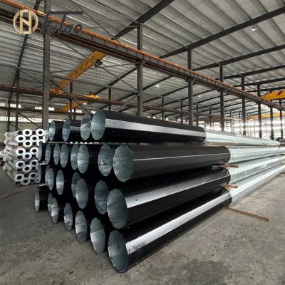 China 10kV-33kV Steel Utility Pole – Q355B Polygonal Single Pole for Distribution Lines for sale