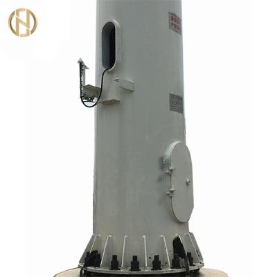 China Airport Monopole Telecommunication Pole Height 15M - 60M Thickness 2mm - 30mm for sale