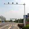 China Steel Security Camera Lamp Post 85um Galvanization Long Service Life for sale