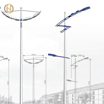 China Hot Dip Galvanized Octagonal Solar Street Light Pole Design for Conical/ Polygonal/Round or others Multi-pyramidal Shape for sale