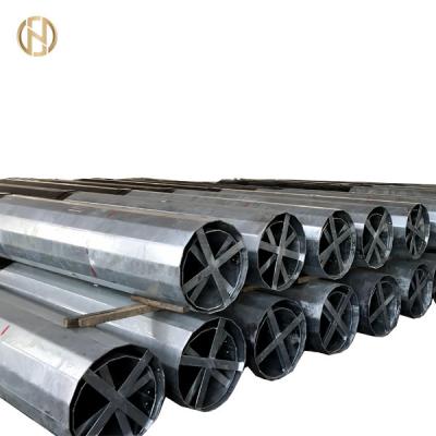 Cina La laminazione a caldo ha galvanizzato la classe 2 1050daN 11.8m 4mm di palo di potere del metallo 33KV in vendita