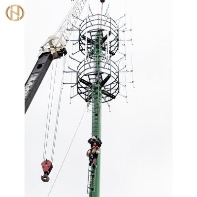 Cina Torre unipolare galvanizzata unita 30M delle Telecomunicazioni della posta di telecomunicazione di slittamento 36M in vendita