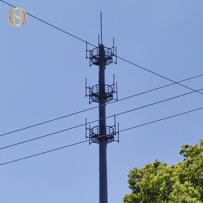 Cina Torre unipolare galvanizzata unita 30M delle Telecomunicazioni della posta di telecomunicazione di slittamento 36M in vendita