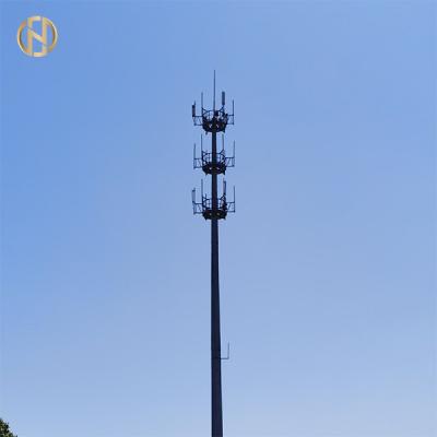 China White Powder Coated Transmission Line Pole With ISO 9001 Certification for sale