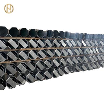 관 강철 전송 폴란드 800daN 8KN ASTM 572 Gr65가 12M에 의하여 40ft 직류 전기를 통했습니다