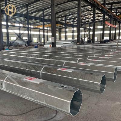 Cina 12M ha galvanizzato il fattore di sicurezza d'acciaio tubolare 1340daN della classe 7 della posta 2,0 in vendita