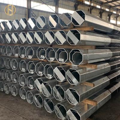 Cina 12M ha galvanizzato il fattore di sicurezza d'acciaio tubolare 1340daN della classe 7 della posta 2,0 in vendita