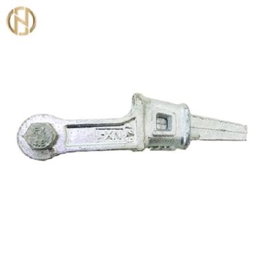 China Wedge Type Guy Wire Clamp For Galvanized Iron Wire Strands Installation for sale