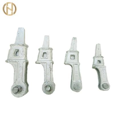 China Wedge Type Guy Wire Clamp For Galvanized Iron Wire Strands Installation for sale