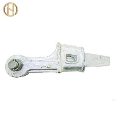 China Wedge Type Guy Wire Clamp For Galvanized Iron Wire Strands Installation for sale