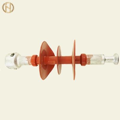 China Red Color Pole Accessories , 10-500kV Composite Suspension Insulator for sale