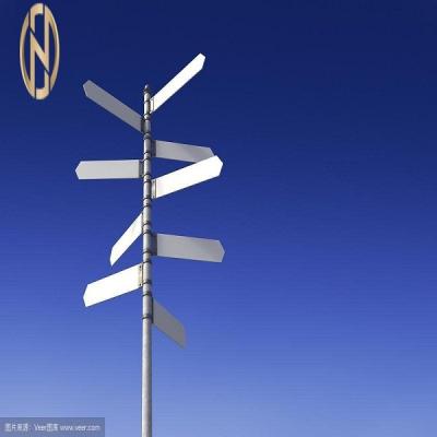 Cina segnali stradali Q235B della strada principale d'acciaio su ordinazione di 6M 8M 10m Road Sign Pole in vendita