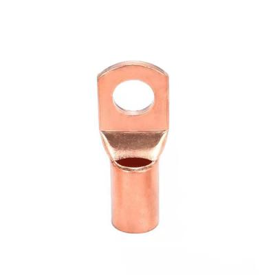 China SC Non Insulated Cable Lug Connectors Terminals Copper Open Nose Double Hole for sale