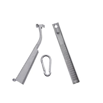 China Optical Fiber Drop Wire Cable Clamp FTTH Adjustable Telecom Flat for sale