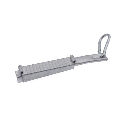 China Optical Fiber Drop Wire Cable Clamp FTTH Adjustable Telecom Flat for sale