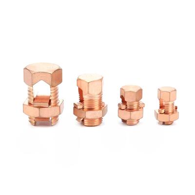 China Imported Copper Bolt Connector Cable Clamp Power Line Link Fitting for sale