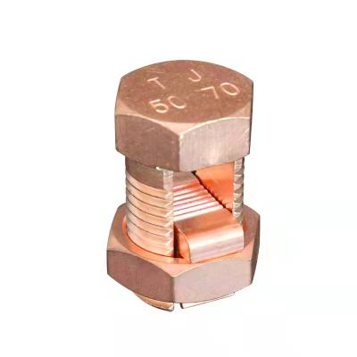 China Imported Copper Bolt Connector Cable Clamp Power Line Link Fitting for sale
