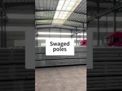 Swagedstaal Tubulaire Pool 16M de Elektromacht van Hot Dip For