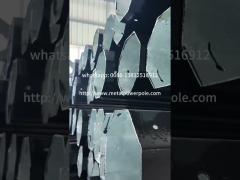 Polvo de acero polio de transmisión de polvo de potencia de fábrica polvo de acero poligonal