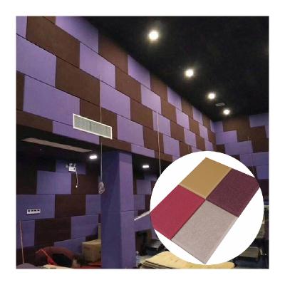China Modern Fabric Acoustic Wall Panels Interior Decorative Acoustic Foam Panels For Cinema for sale
