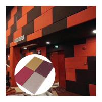 Quality High Density Fabric Acoustic Panel Home Decor 3D Acoustic Wall Panels for sale