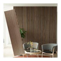 Quality Noise Reduction Acoustic Wood Slat Panels Natural Acoustic Ceiling Panel For for sale