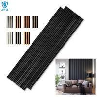Quality Black Acoustic Slat Wood Panel Akupanel Decorative Acoustic Ceiling Panels For for sale