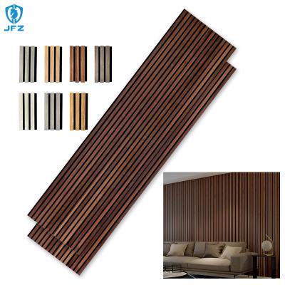 China Easy Installation Acoustic Ceiling Panel Natural Acoustic Wood Panel for Hotel for sale