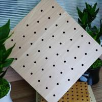 China Customized Perforated Acoustic Panel MDF Ceiling Panels 600x600mm for Office Sound Absorption for sale