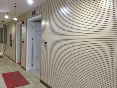 China Durable Grooved Wood Wall Panel Decorative MDF Melamine Board for sale
