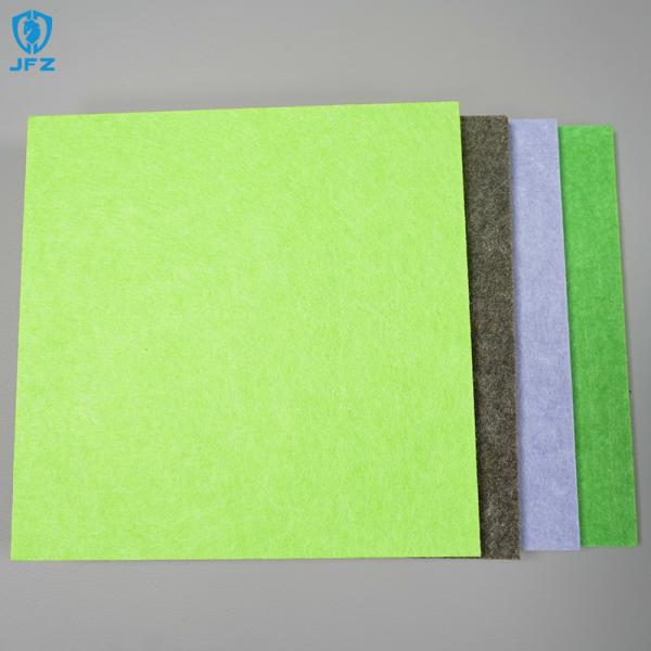 Quality Stadium Polyester Fiber Acoustic Panel Sound Absorbing Natural Acoustic PET Felt Panels for sale